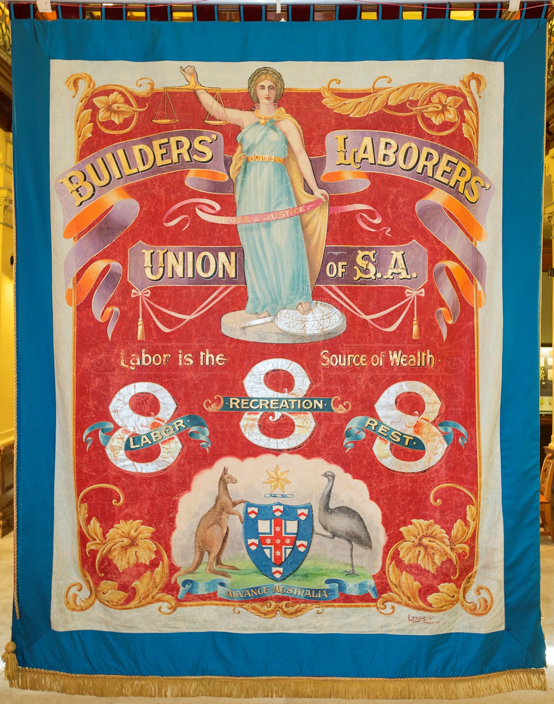Parading Proud: The Builders’ Laborers’ Union of South Australia banner ...